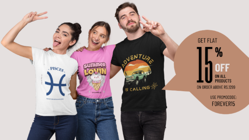 Shop Trendy Graphic T-Shirts for Men & Women Online | Forever TrendIn